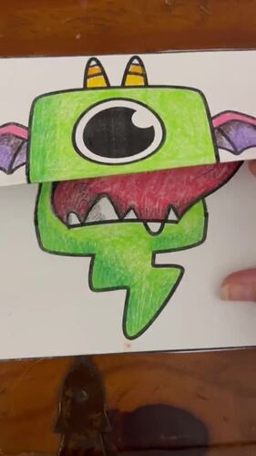 Emergency Art Sub Plans | No-Prep Monster Drawing Worksheets ...