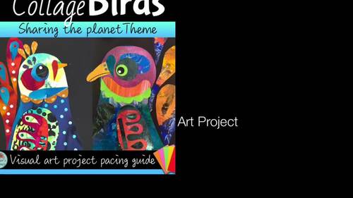 Earth Day Art project for COLLAGE BIRDS inspired by Pete Cromer 2nd ...