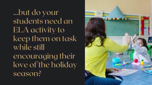 Holiday ELA Activity for Reading Comprehension | Christmas & Hanukkah ...