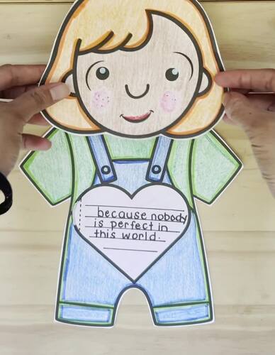 "The Girl who Never Made Mistakes" Read Aloud SEL Back to School Book Craft