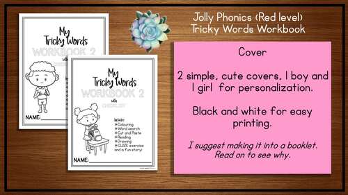 Jolly Phonics Aligned Tricky Words Workbook 2 (yellow level) with ...