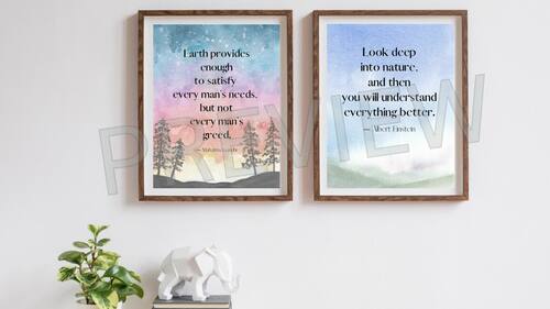 Earth Day Quotes Posters - Classroom Decor / Bulletin Boards | TPT
