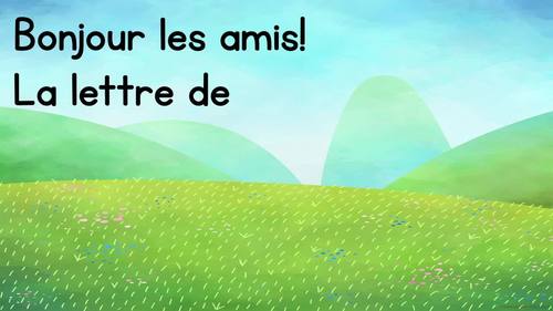 FRENCH Morning Messages - Messages du matin (alphabet) - DIGITAL VERSION
