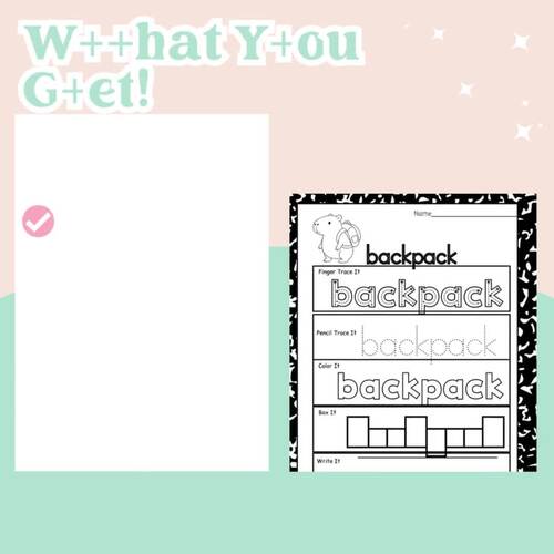 August Handwriting Practice - Back to School Printable Fine Motor ...