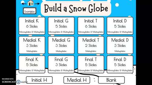 Build a Snow Globe BOOM Cards™ K, G, T, D, H Sounds - Digital Speech ...