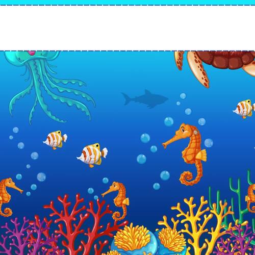 Ocean Animals Craft | Under the Sea Activities | Kingergarten Activity