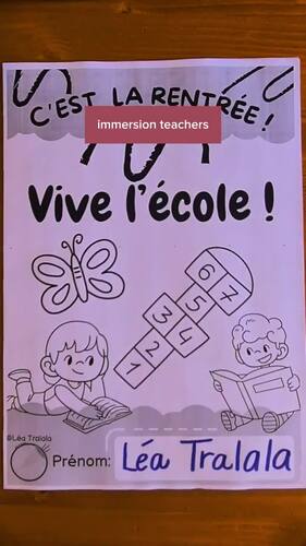 BACK TO SCHOOL | LE MATÉRIEL SCOLAIRE EN FRANÇAIS | CAHIER DE LA RENTRÉE