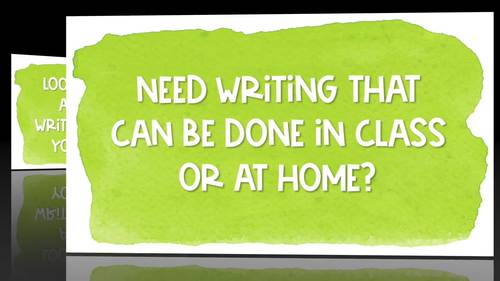 DIGITAL Writing Prompts BUNDLE | Virtual Snow Day eLearning | Sticker Story