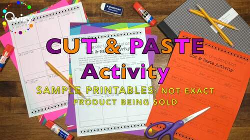 Converting Between Degrees and Radians Cut & Paste Activity by Qwizy