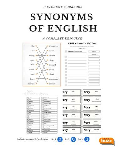 Synonyms. A complete resource. Student Workbook. Vocabulary. GMAT ELA