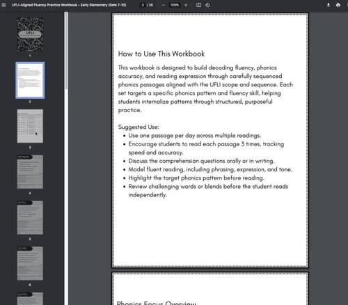 UFLI Aligned Fluency Practice Decodables Passages Reading Comprehension ...