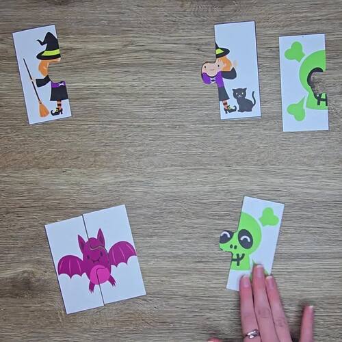 Halloween Printable Puzzles by HH Fun and Learning | TPT