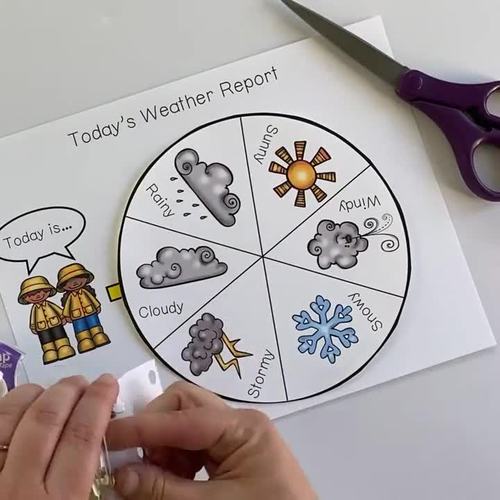Daily Weather Report for Preschool Kindergarten and Homeschool Weather ...