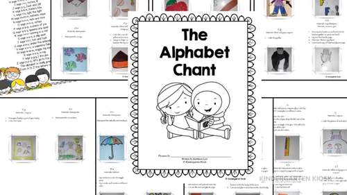 Alphabet Chant Poem and Book Craft by Kindergarten Kiosk | TPT