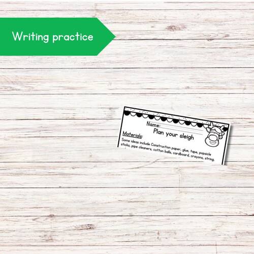 Build a Sleigh STEM Challenge | Christmas STEM Activity with Digital Option