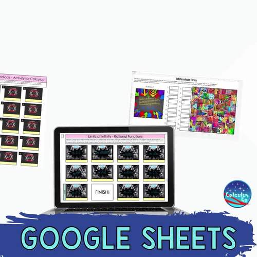 Limits at Infinity Bundle | Maze and Digital Activities in Google™ Sheets