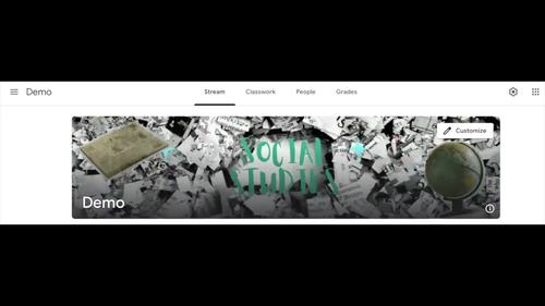 ANIMATED Banners Headers for Google Classroom™| SOCIAL STUDIES | SET 2