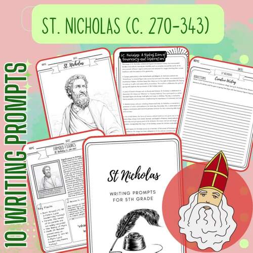St. Nicholas Pack for 5th Grade: Profile, Readings, Writing Prompts ...