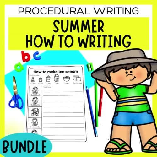 Summer How To Writing Bundle | Procedural Writing by Little Learner Hub