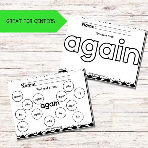 End of Year Sight Word Activities | 2nd Grade | 90 Pages of Task Cards