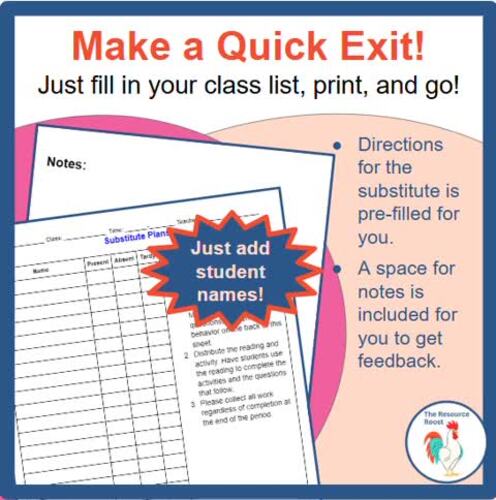 U.S. History Emergency Sub Plan- Hawaiian Annexation: Reading & Activities
