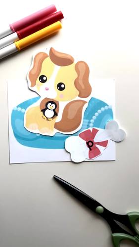 Beginning Sounds Letter Matching Activity - Uppercase and Lowercase - Pets