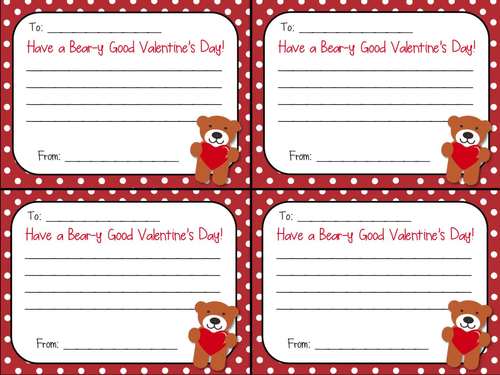 Valentines Day Candy Gram Note for Classmates, Team, Coworkers | TPT