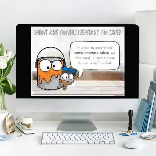 Halloween Art Project | Elementary Art Lesson | Complementary Colors