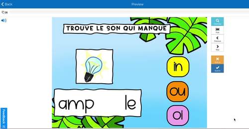 French BOOM CARDS Les SONS COMPLEXES ou DIGRAPHES | French Digraphs Phonics