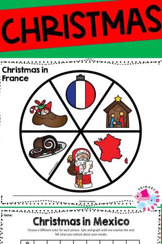CHRISTMAS GRAPHING HOLIDAYS AROUND THE WORLD MATH ACTIVITIES by Primary ...