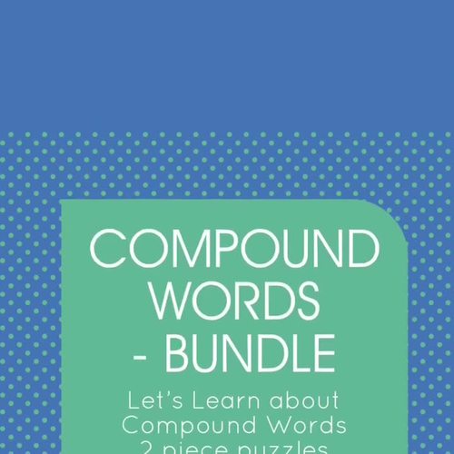 39 Compound Words Activities & Puzzles MEGA BUNDLE | SASSOON Font