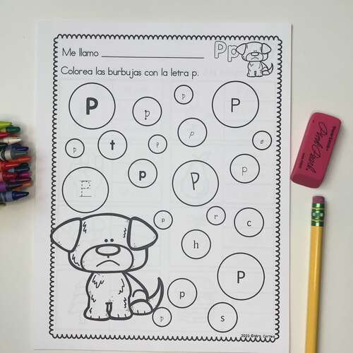 Fonética K-1: De sonidos a sílabas- Letra Pp by mrscortes | TPT