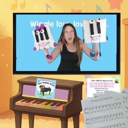 Welcome Song for Music and Movement PDF MP3 MP4 by PIANO Tiny Tinkles