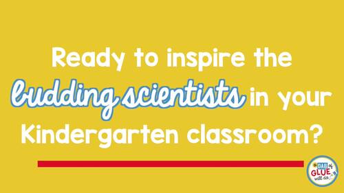 Interactive Science Notebook Cover & Activities: Kindergarten Science ...