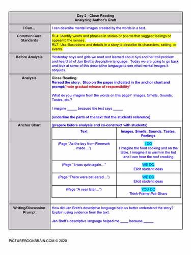 Who's That Knocking On Christmas Eve? by Jan Brett Lesson Plan and ...