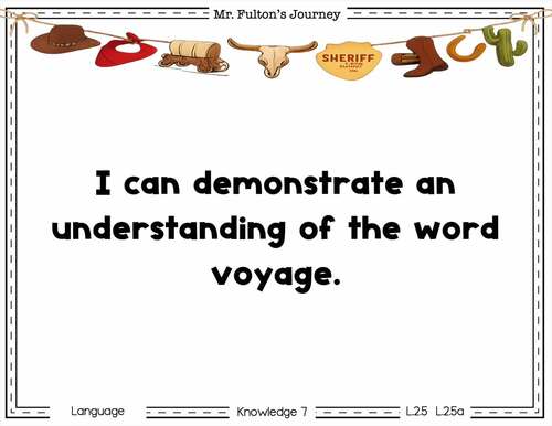 Knowledge 7 Westward Expansion | Learning Target I Can Statements ...