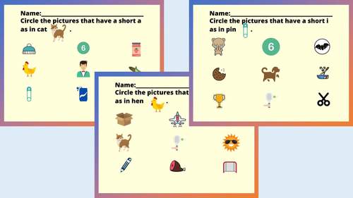Short Vowels in CVC Words (Digital (Easel), PDF) by Living and Loving ...