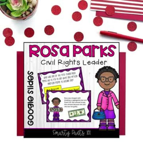Rosa Parks Reading Comprehension Passage and Questions Google Slides