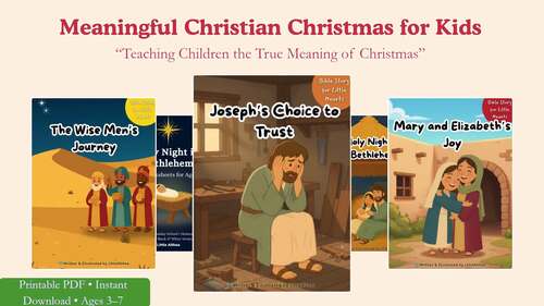 Christmas Nativity Reading Activities for Preschool & Kindergarten ...