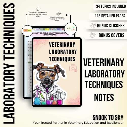 Laboratory Techniques Notes, Vet Lab Procedures, Veterinary Science ...