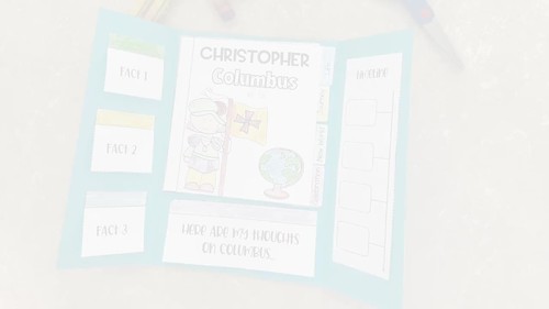Christopher Columbus Presentation and Flapbook Activity for Columbus Day