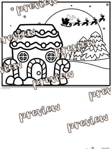 Gingerbread Man House Craft - Diorama Pop Up Writing Activity by Anh Huynh