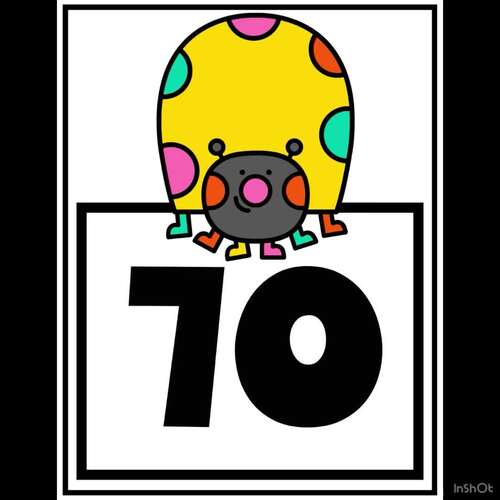 Spring Ladybug-Themed Skip Counting by 10 Posters & Practice Cards