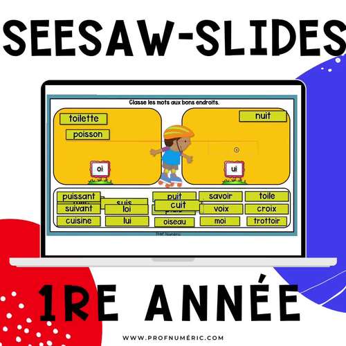 Digital French Seesaw Google Slides activities - Distance Learning ...
