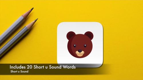 Short u Vowel Sound Words - Vocabulary Lists, Tests, BINGO, and Flash ...