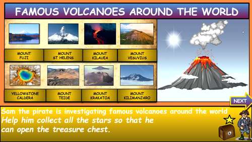 Famous Volcanoes Of The World: Earth Science: Interactive Powerpoint