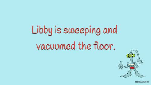Shift in Verb Tense Instruction Grammar Video Follow Notes Distance ...