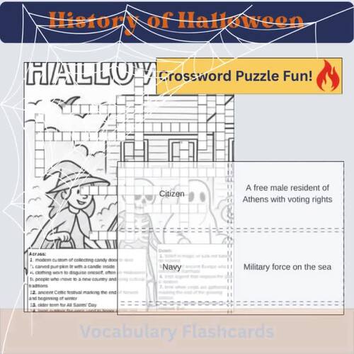 History of Halloween Puzzle Pack Reading Passage, Crossword, Maze ...