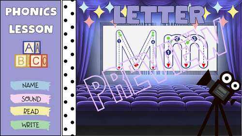 Phonics Letter 'M' 'm' - Complete Workshop Model PowerPoint Lesson