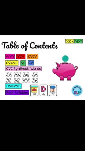 PIGGY BANK Apraxia Articulation Deck Digital BOOM Cards P B M N T D W H
